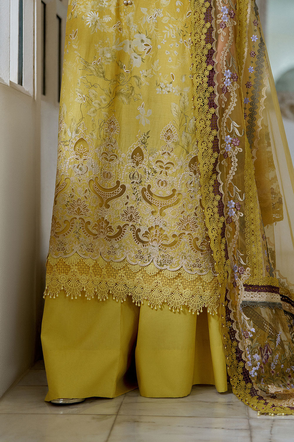 Design 12B Luxury Lawn Eid Edition 2026 Unstitched – Nour